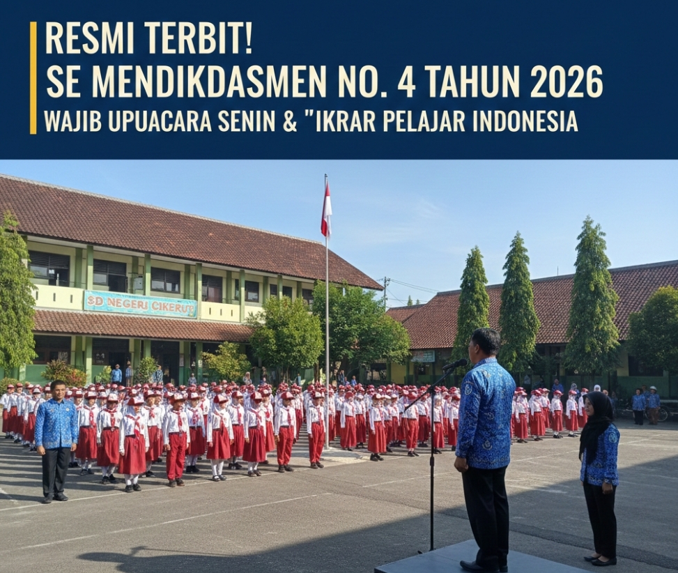 PGRI Kota Cilegon — Mendikdasmen Rilis Aturan Baru Upacara Bendera ...